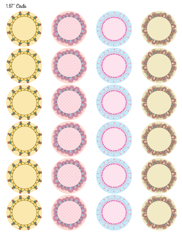 Round Label Template Playbestonlinegames