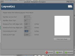 Advanced usage with gLabels: labels/cards Linux/GNU | Free printable ...