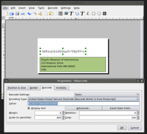 Generating barcodes with KBarcode | Free printable labels & templates ...