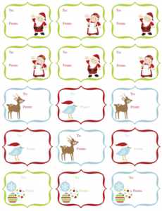 Free Christmas Labels by Ink Tree Press | Free printable labels ...