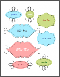 Labels for Journal Notes and Thoughts | Free printable labels ...
