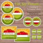 Tomato canning jars labels for your Farmers Market Stand | Free printable labels & templates ...