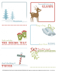Free Printable Holiday Labels by Inktreepress.com | Free printable ...