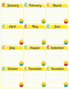 Retro Happy Birthday Printable Labels Set | Free printable labels ...