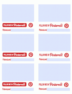 Pinterest label set for all you packages, envelopes, mailings and more ...