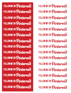 Pinterest label set for all you packages, envelopes, mailings and more ...