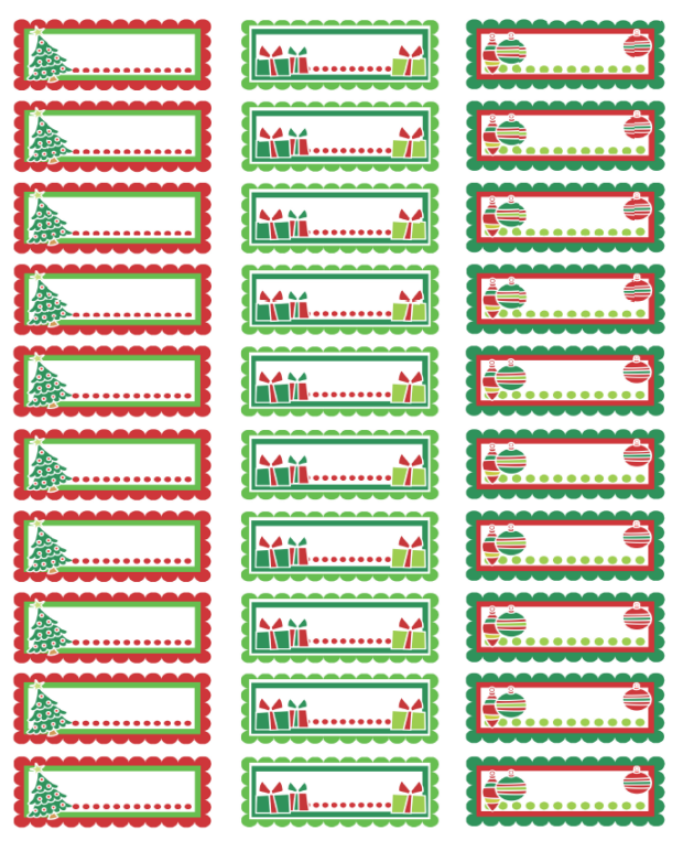 Christmas Labels Ready To Print Free Printable Labels Templates 