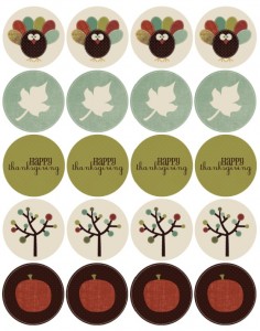 Thanksgiving Day Labels and Stickers | Free printable labels ...
