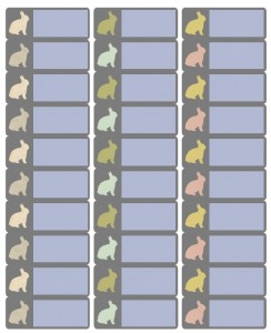 Happy Easter Holiday Labels | Free printable labels & templates, label ...