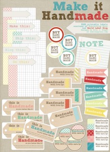 Labels for your Handmade Products @ EverythingEtsy.com | Free printable ...