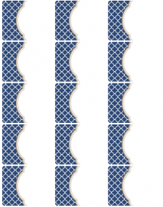 Printable Moroccan Tile Designed Labels | Free printable labels ...