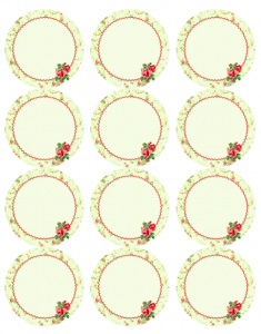 Free Vintage Rose Label Printables by Rachel Birdsell | Free printable ...