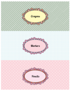 Free Stationery and Multi-purpose Labels | Free printable labels ...