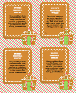 Gingerbread Party Kit and Labels :) | Free printable labels & templates ...