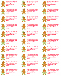 Gingerbread Party Kit and Labels :) | Free printable labels & templates ...