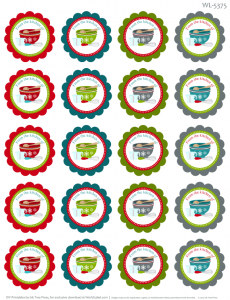 Printable Christmas Labels for Homemade Baking | Free printable labels ...
