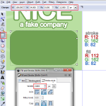 Design a Trendy Business Card in Inkscape.org | Free printable labels ...