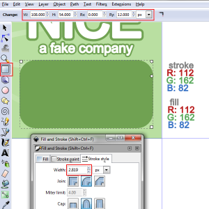 Design a Trendy Business Card in Inkscape.org | Free printable labels ...