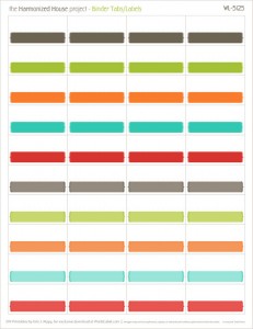 Home Finance Printables: The Harmonized House Project | Free printable ...