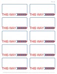 Par Avion International address mailing label set | Free printable ...