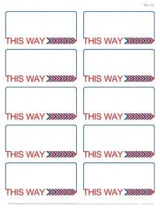 Par Avion International address mailing label set | Free printable ...