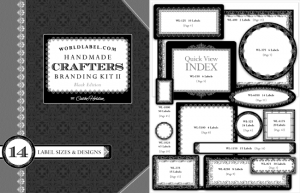 Handmade Crafter Label Branding Kit Set Two | Free printable labels ...