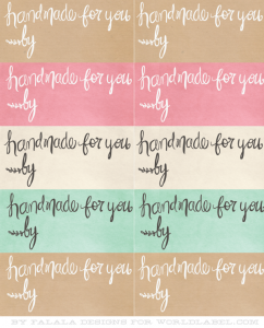 Handmade Packaging Labels | Free printable labels & templates, label ...
