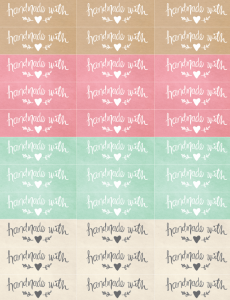 Handmade Packaging Labels | Free printable labels & templates, label ...