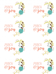 Christmas & Holiday assorted circle and oval labels | Free printable ...