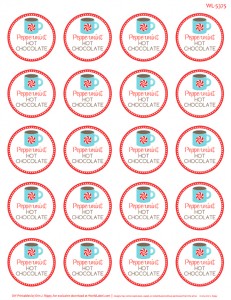 Peppermint Please Christmas Printable Labels & Tags | Free printable ...