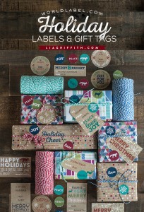 Printable Rustic Kraft Holiday Gift Tags & Labels | Free printable ...