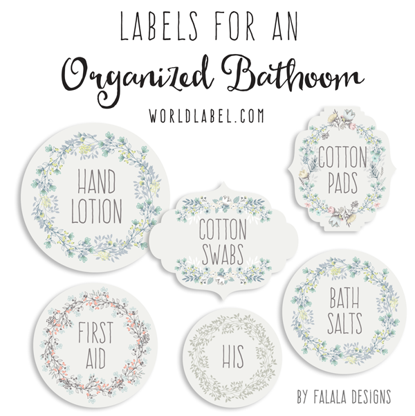 Bath and Body Organizing Labels | Free printable labels & templates ...