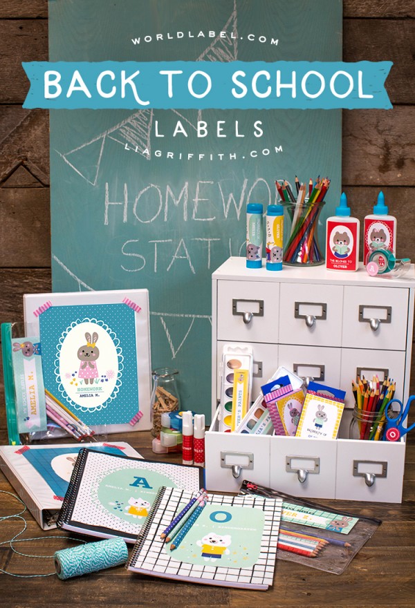 Back to School Label Printable Set Boys and Girls | Free printable ...