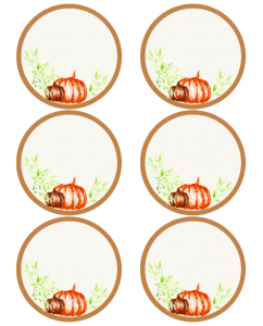 Thanksgiving Holiday Label Printables | Free printable labels ...